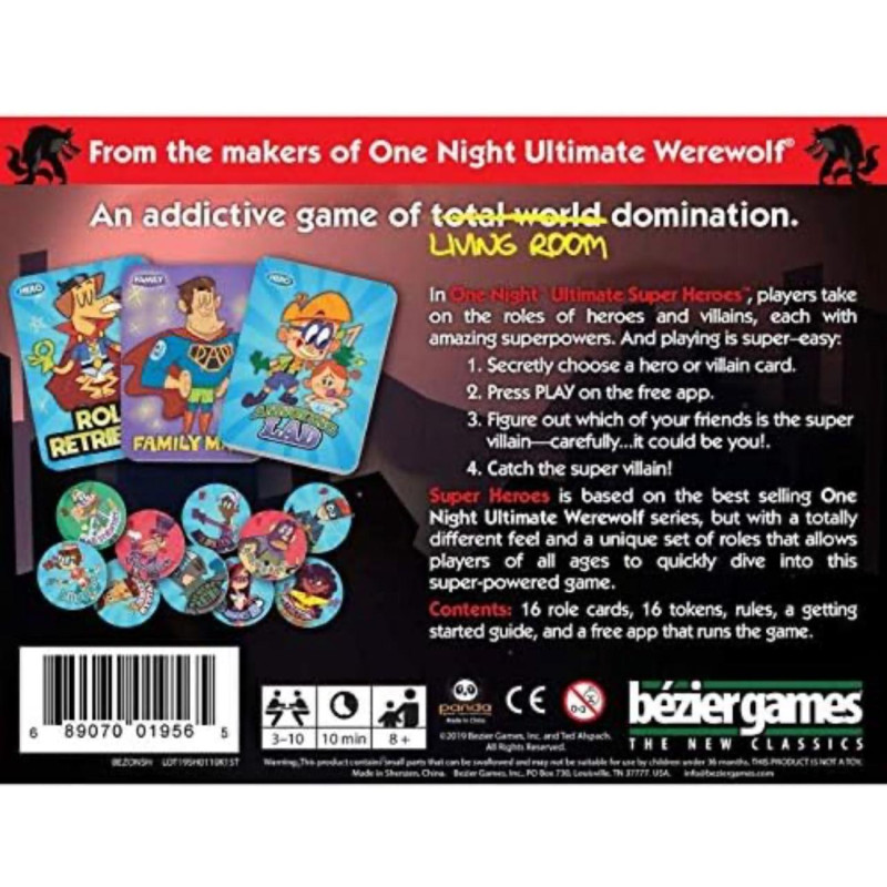 One Night Ultimate Super Heroes